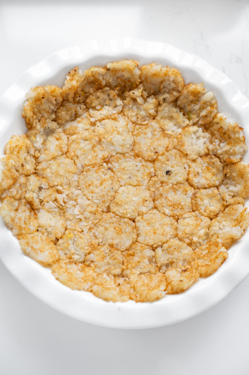 Cheesy Tater Tot Pie • Dance Around the Kitchen