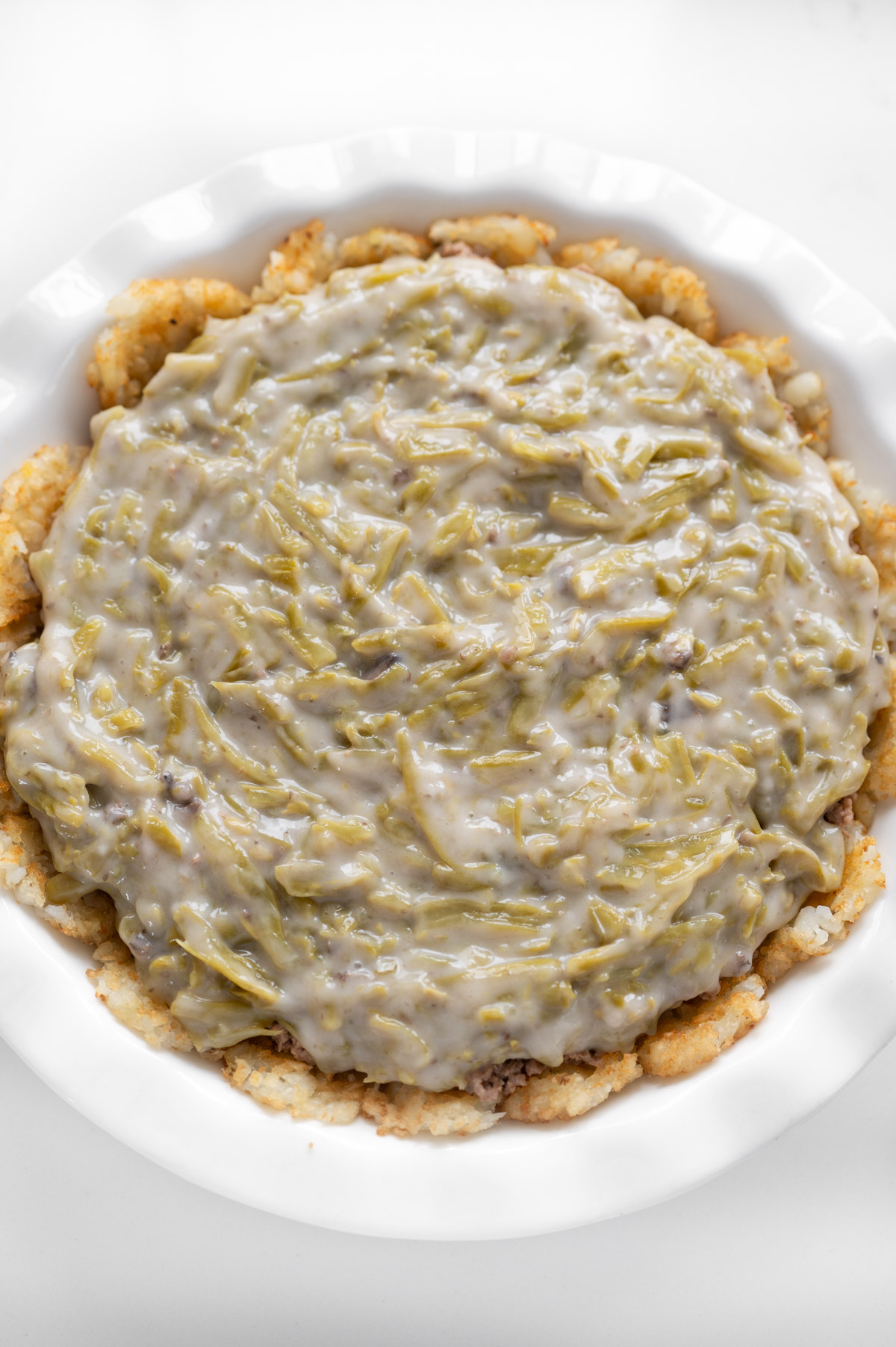 Cheesy Tater Tot Pie • Dance Around the Kitchen