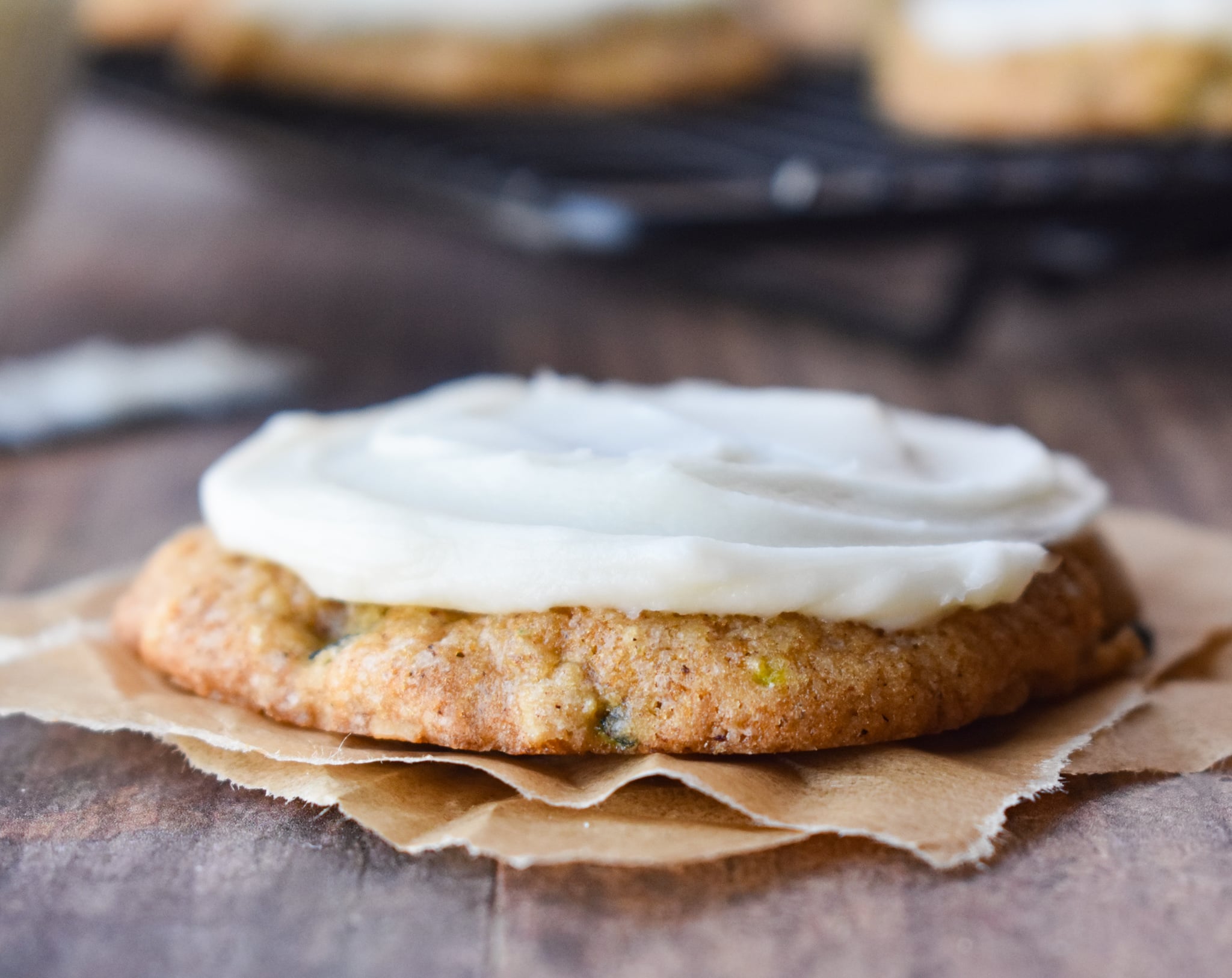 Frosted Zucchini Cookies • Dance Around the Kitchen