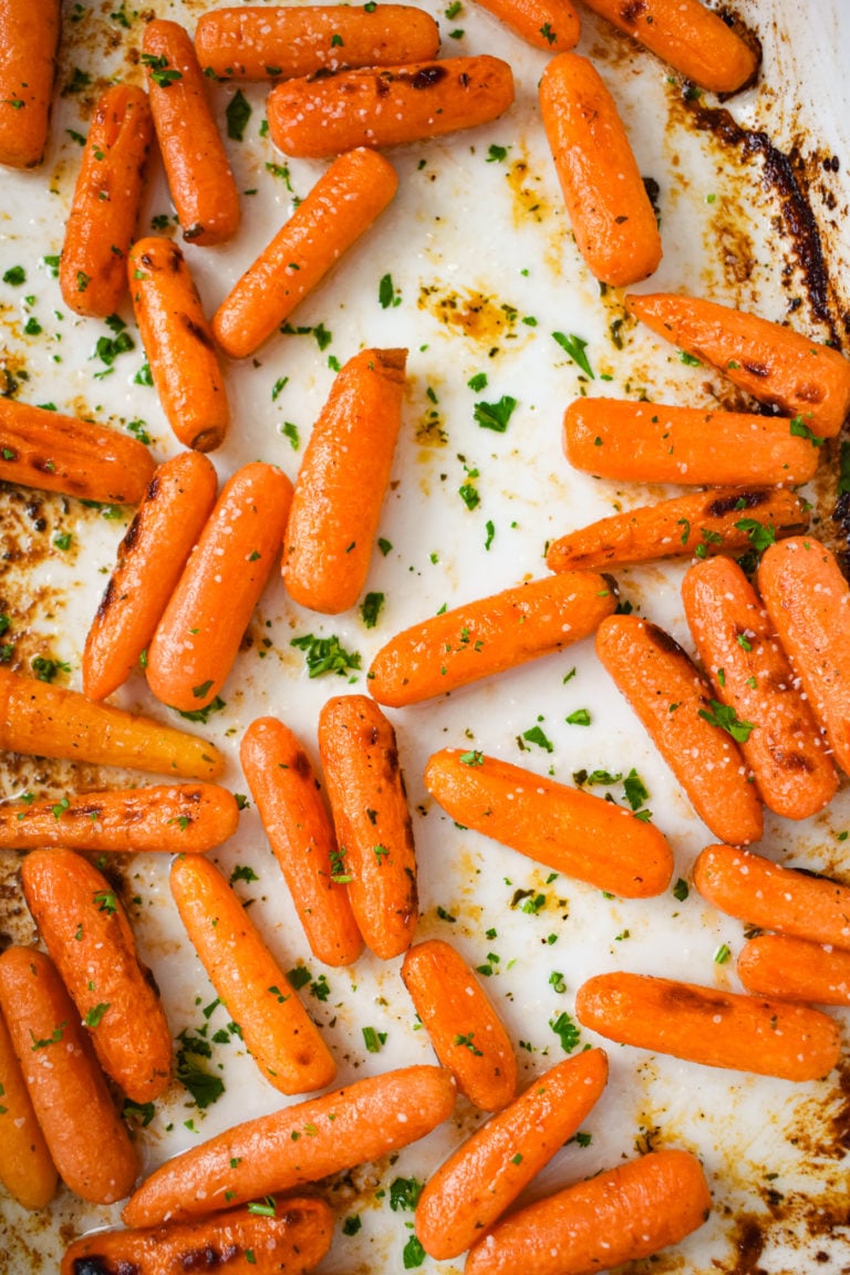 Roasted Baby Carrots • Dance Around the Kitchen
