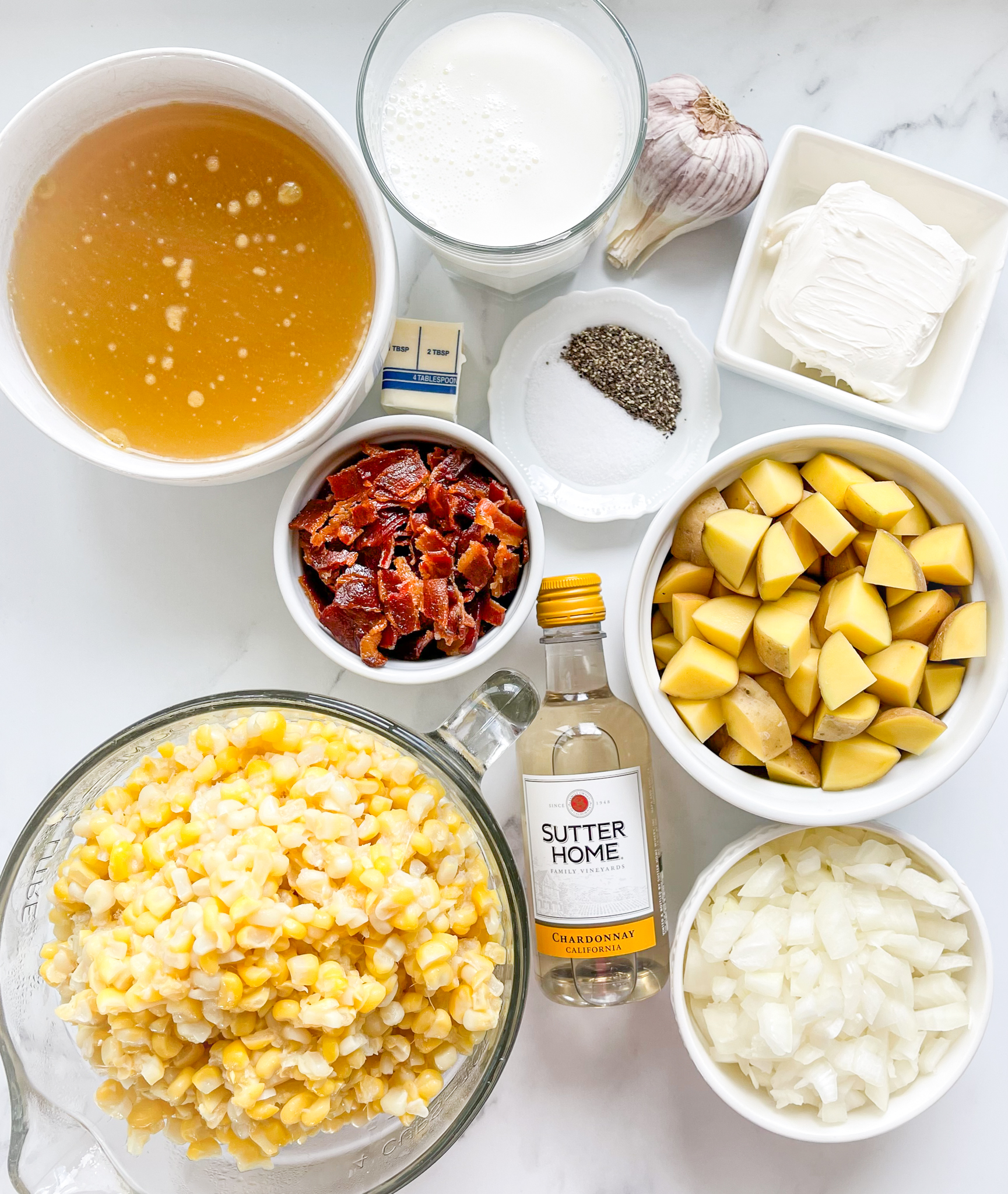 Corn Chowder with Bacon • Dance Around the Kitchen