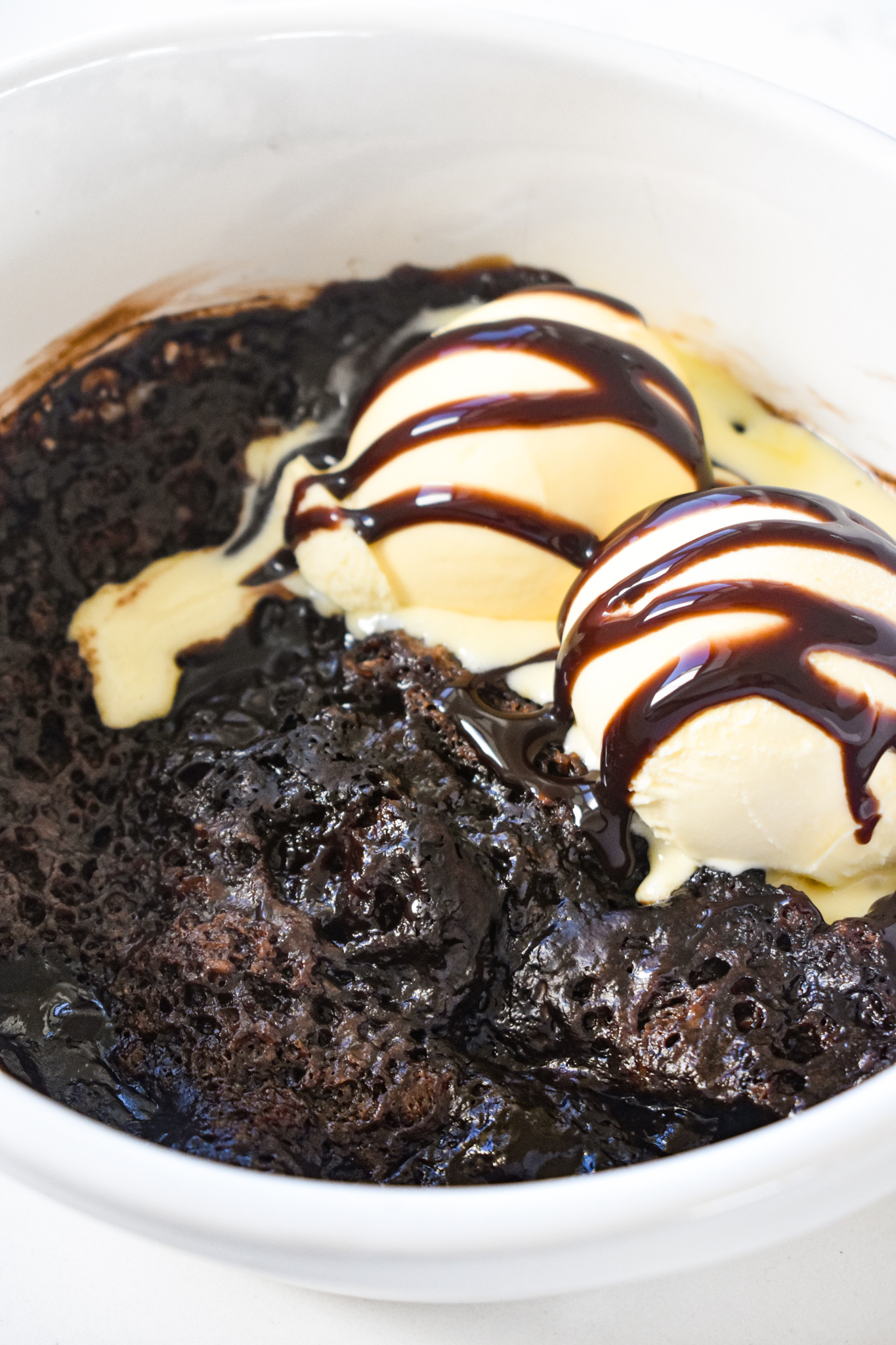 Chocolate Cobbler for Two • Dance Around the Kitchen