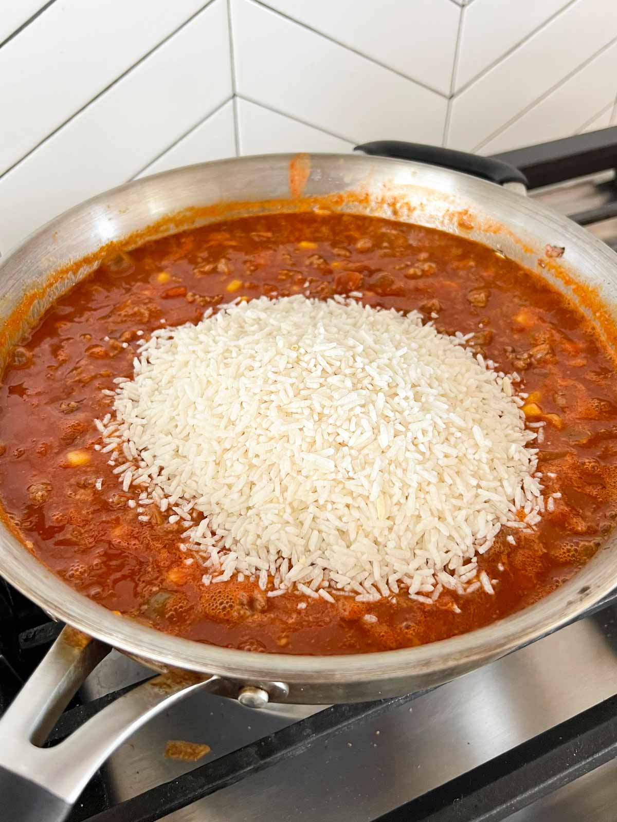 One Pot Mexican Beef and Rice • Dance Around the Kitchen