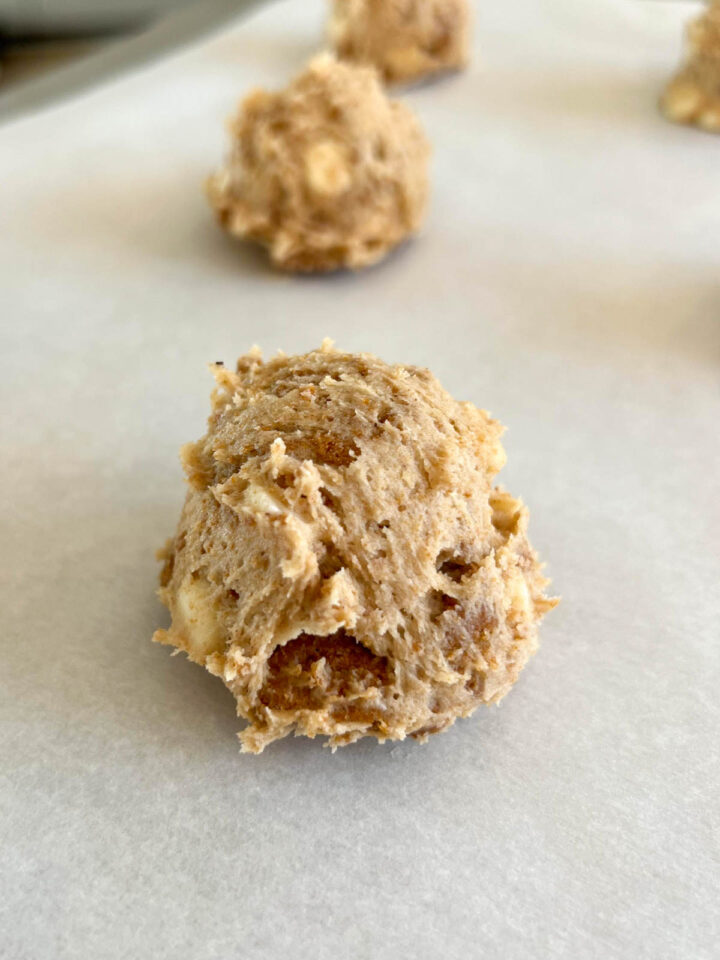 White Chocolate Biscoff Cookies • Dance Around the Kitchen