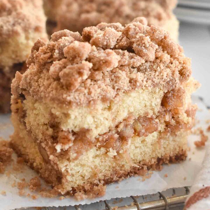 Apple Streusel Coffee Cake • Dance Around the Kitchen
