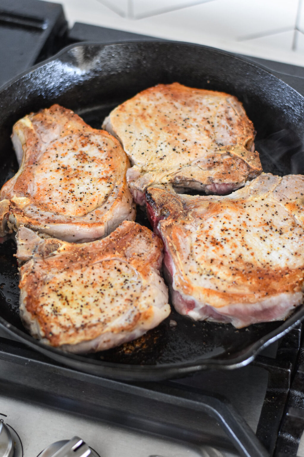 Parmesan Crusted Pork Chops • Dance Around the Kitchen