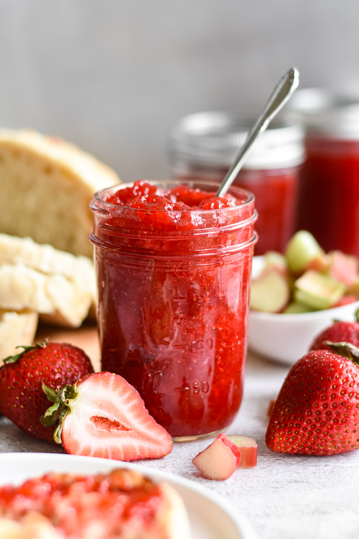 Strawberry Rhubarb Freezer Jam