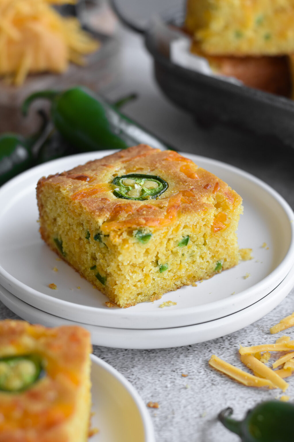 Jalapeño Cheddar Cornbread • Dance Around the Kitchen